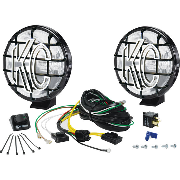KC HiLiTES 151 6" Apollo Pro Series 100 Watt Driving Lamp System ...