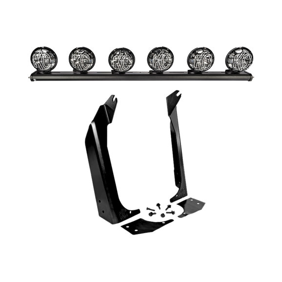 KC HiLiTES 50" Overhead Xross Bar Light Mount Kit for 97-06 Jeep ...