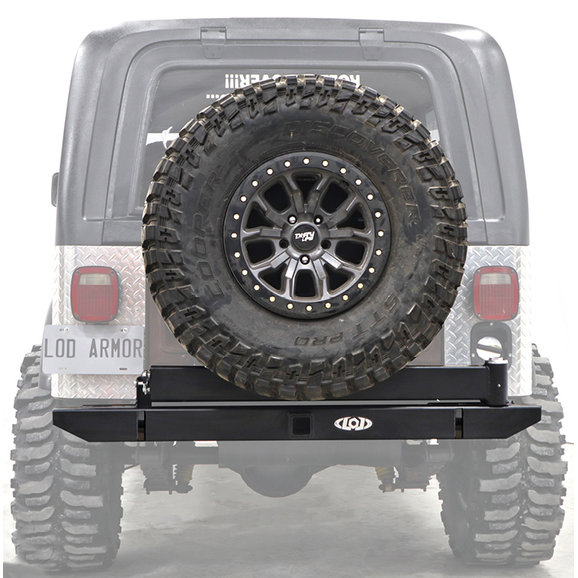 LoD Offroad JBC7621 Destroyer Expedition Series Rear Bumper w/ Tire ...