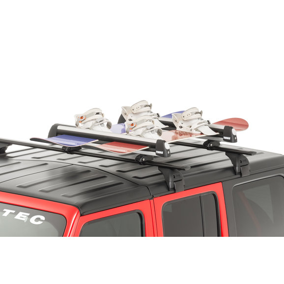 Mopar TCS92725 Flat Top Ski and Snowboard Carrier | Quadratec