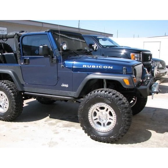 N-FAB Rock-Rails for 04-06 Jeep Wrangler TJ Unlimited | Quadratec