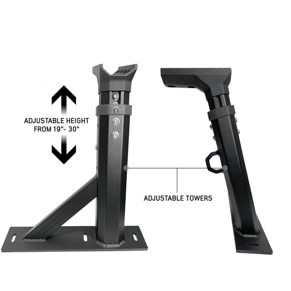 Overland Vehicle Systems 22040100 Freedom Bed Rack with Adjustable ...