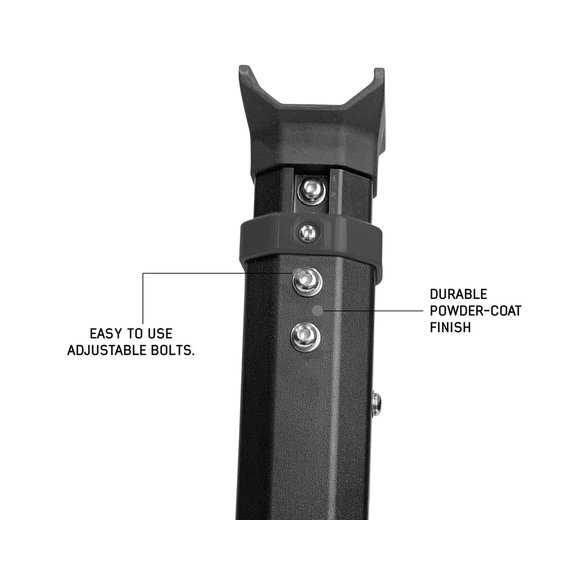 Overland Vehicle Systems 22040100 Freedom Bed Rack with Adjustable ...