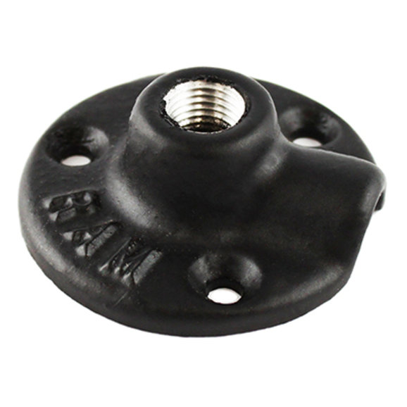 Ram Mounts RAM-B-232-90U 90-Degree 1/4" NPT Threaded Hole with Round ...