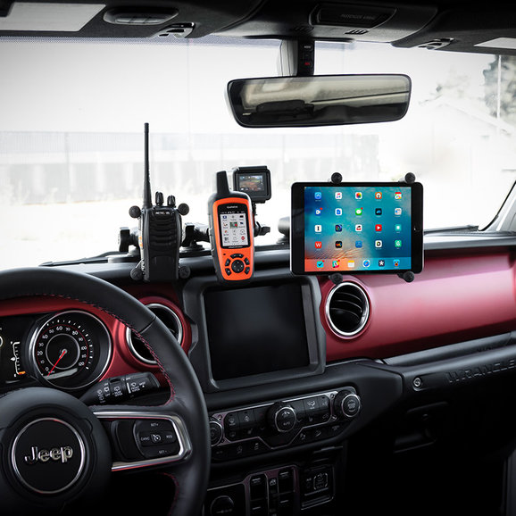 Ram Mounts RAM-DT-204-TRACK-A12U Tough-Track for 18-22 Jeep Wrangler JL ...