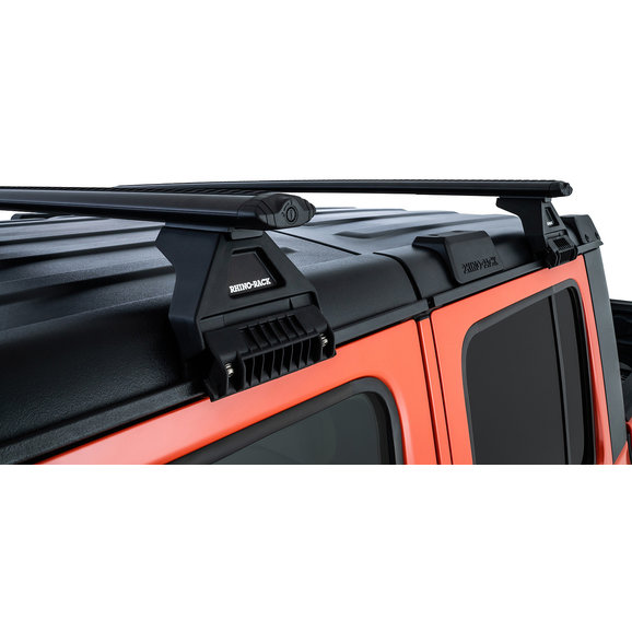 Rhino-Rack Vortex RL110 Gutter-Mount 2 Bar Roof Rack for 18-22 Jeep ...