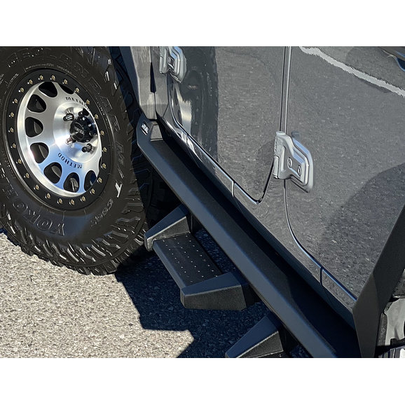 Rival 4x4 2D.2708.1 Detachable Drop Steps for RIVAL Side Rock Rails for ...