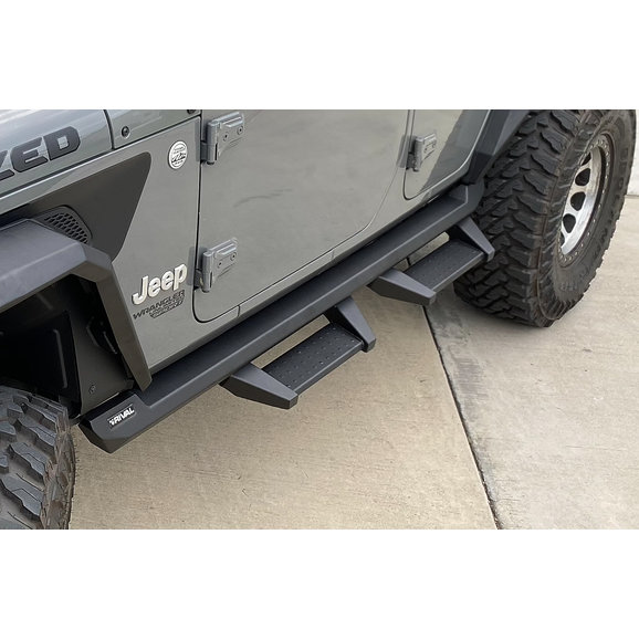 Rival 4x4 2D.2708.1 Detachable Drop Steps for RIVAL Side Rock Rails for ...