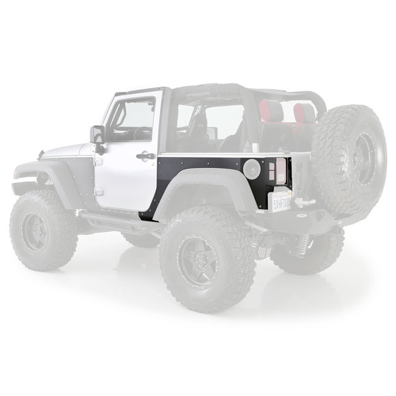 Smittybilt 76981 XRC Gen2 Rear Body Armor Skins for 07-18 Jeep Wrangler ...