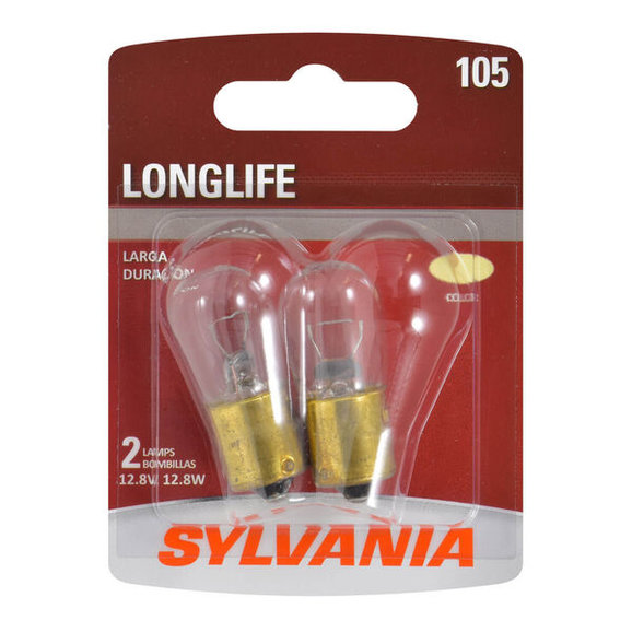 Sylvania 105LL.BP2 #105 Long Life Mini Bulb 2 Pack | Quadratec