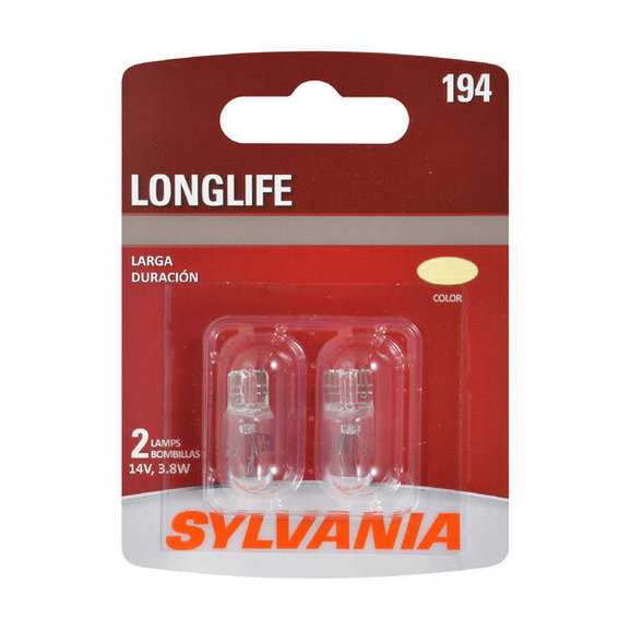 Sylvania 194LL.BP2 #194 Long Life Mini Bulb 2 Pack | Quadratec