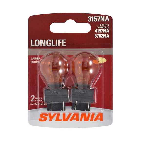 Sylvania 3157NALL.BP2 #3157A Long Life Mini Bulb 2 Pack | Quadratec