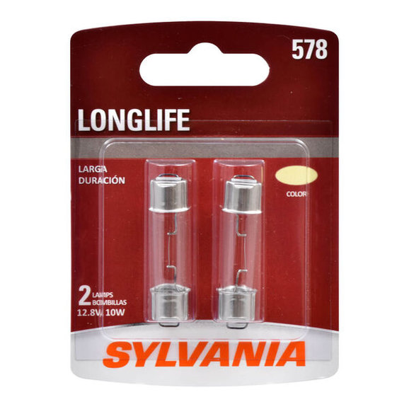 Sylvania 578LL.BP2 #578 Long Life Mini Bulb 2 Pack | Quadratec