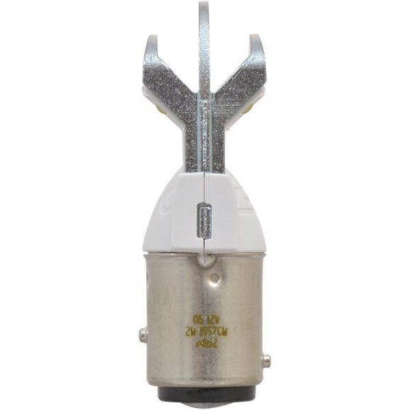 Sylvania 7528LED.BP2 #7528 White Zevo LED Mini Bulb 2 Pack | Quadratec