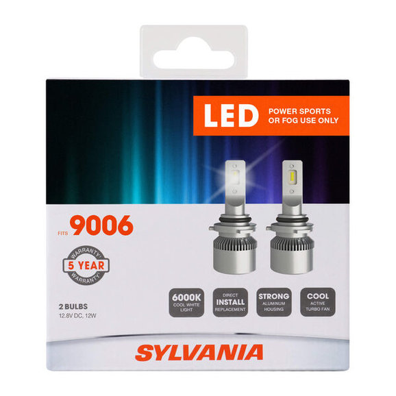 Sylvania 9006SL.BX2 #9006 LED Fog & Powersports Bulb 2 Pack | Quadratec