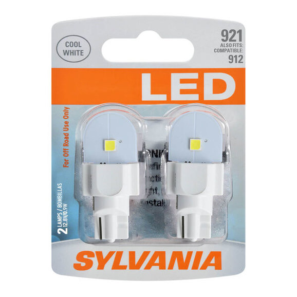 Sylvania 912SL.BP2 #912 White SYL LED Mini Bulb 2 Pack | Quadratec