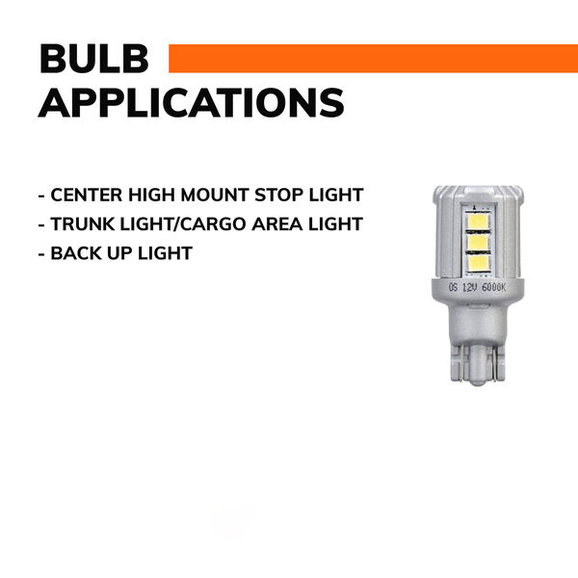 Sylvania 921SL.BP2 #921 White SYL LED Mini Bulb 2 Pack | Quadratec