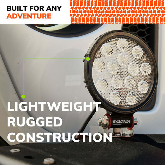 Sylvania RGRND4INFL1.BX Rugged 4 Inch LED Pod Round - Flood Light ...