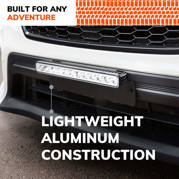 Sylvania SLIM12INBKT.BX Slim 12 Inch LED Light Bar- Universal License ...