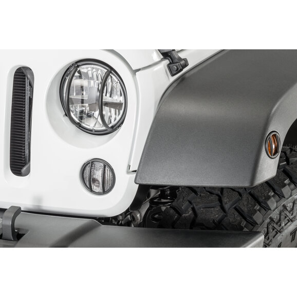 TACTIK 6 Piece Euro Guard Light Set for 07-18 Jeep Wrangler JK | Quadratec