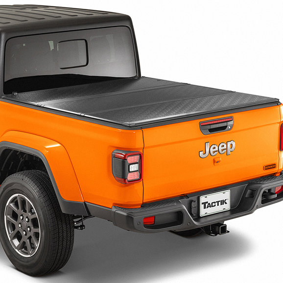 TACTIK Tri-Flip Aluminum Hard Panel Truck Bed Tonneau Cover for 20-23 ...