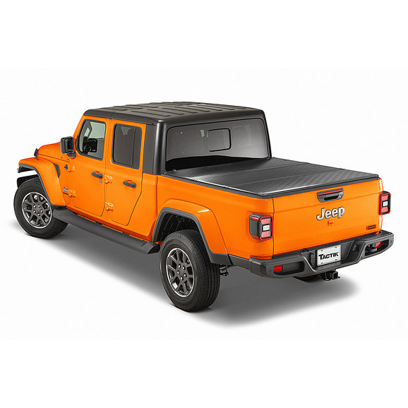 TACTIK Tri-Flip Aluminum Hard Panel Truck Bed Tonneau Cover for 20-23 ...