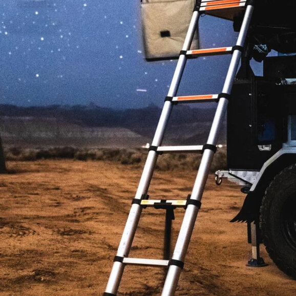 Tuff Stuff Overland TS-LDR-TELE-2.6M 102" Telescoping Ladder | Quadratec
