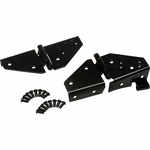 Kentrol Stainless Steel Windshield Hinge Set for 76-95 Jeep CJ ...
