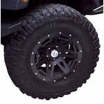 Rugged Ridge Rim Protector in Satin Black Powder Coat For Rugged Ridge ...