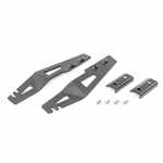 JCR Offroad XJLM50-PC Low Profile 50" LED Bar Mounts in Black for 84-01 ...