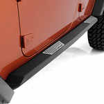 Smittybilt 76898LT XRC Atlas Rock Sliders with Step for 07-18 Jeep ...