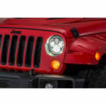 Mopar 82214333AB LED Headlight Kit in Black for 11-18 Jeep Wrangler JK ...