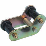 RockJock CE-9081 Rear Boomerang Shackles (Pair) in Black for 87-95 Jeep ...