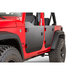 JCR Offroad Rear Crusader Aluminum Trail Doors for 07-18 Jeep Wrangler Unlimited JK 4 Door ...
