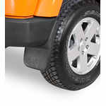 Mopar 82210232 Rear Jeep Logo Splash Guards for 07-18 Jeep Wrangler JK ...