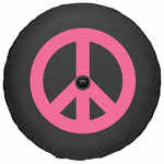 Boomerang Enterprises Peace Sign Logo Tire Cover for 18-20 Jeep ...