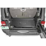 Smittybilt Tailgate Table with Quadratec Rear Cargo Liner for 07-18 ...