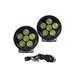 Iron Cross Automotive 20-LEDKIT Round LED Fog Light Kit | Quadratec