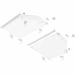 Mopar 68004991AC Hardtop Freedom Panel Isolator for 07-18 Jeep Wrangler ...