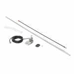 Quadratec JLJT-CBFMK Stainless Steel Fender Mount CB Antenna Kit for 18 ...