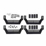 Rampage Products 26410034 Universal Rock Rail Steps - 4-Piece Set ...