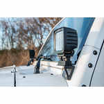 Rough Country Lower Windshield Light Mounts for 07-18 Jeep Wrangler JK ...