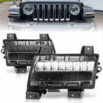 Anzo USA LED Parking Light with Sequential Turn Signal for 18-21 Jeep ...