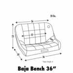 Corbeau 36-Inch Baja Bench | Quadratec