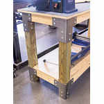 Eastwood Shop Table Bracket Kit in Black | Quadratec