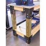 Eastwood Shop Table Bracket Kit in Black | Quadratec