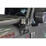 Fabtech Cowl Light Mount Brackets for 18-22 Jeep Wrangler JL ...