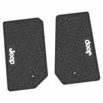 FlexTread Tire Tread/Scorched Earth Scene Front Floor Liners with JEEP ...