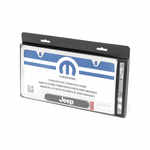 Mopar License Plate Frame with Jeep Logo | Quadratec