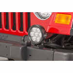 Quadratec Hi Performance 6" Round LED Light Kit for 97-06 Jeep Wrangler ...